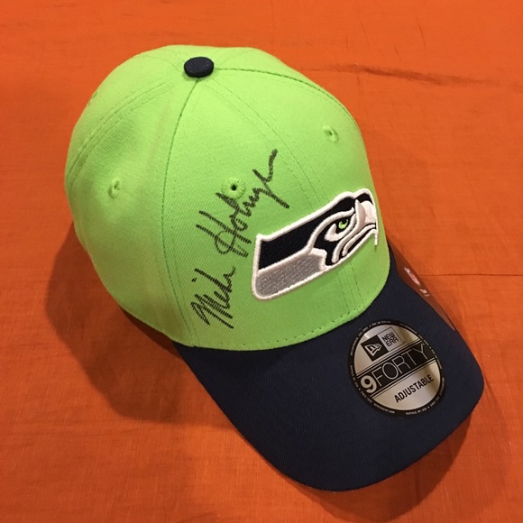 NFL | Accessories | Nwt Sea Hawks Signed Collectors Ball Cap | Poshmark